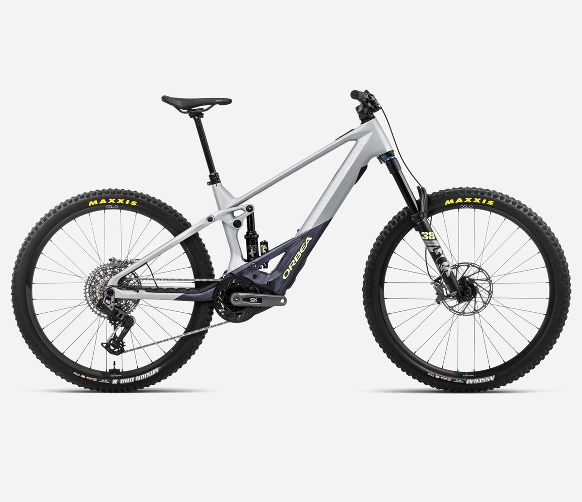 Rower MTB elektryczny Orbea WILD M11 AXS Halo Silver-Tanzanite Carbon ...